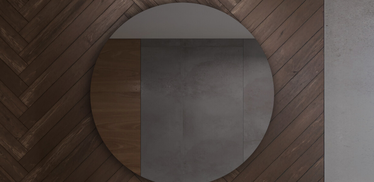 Artforma - Round mirrors without lighting