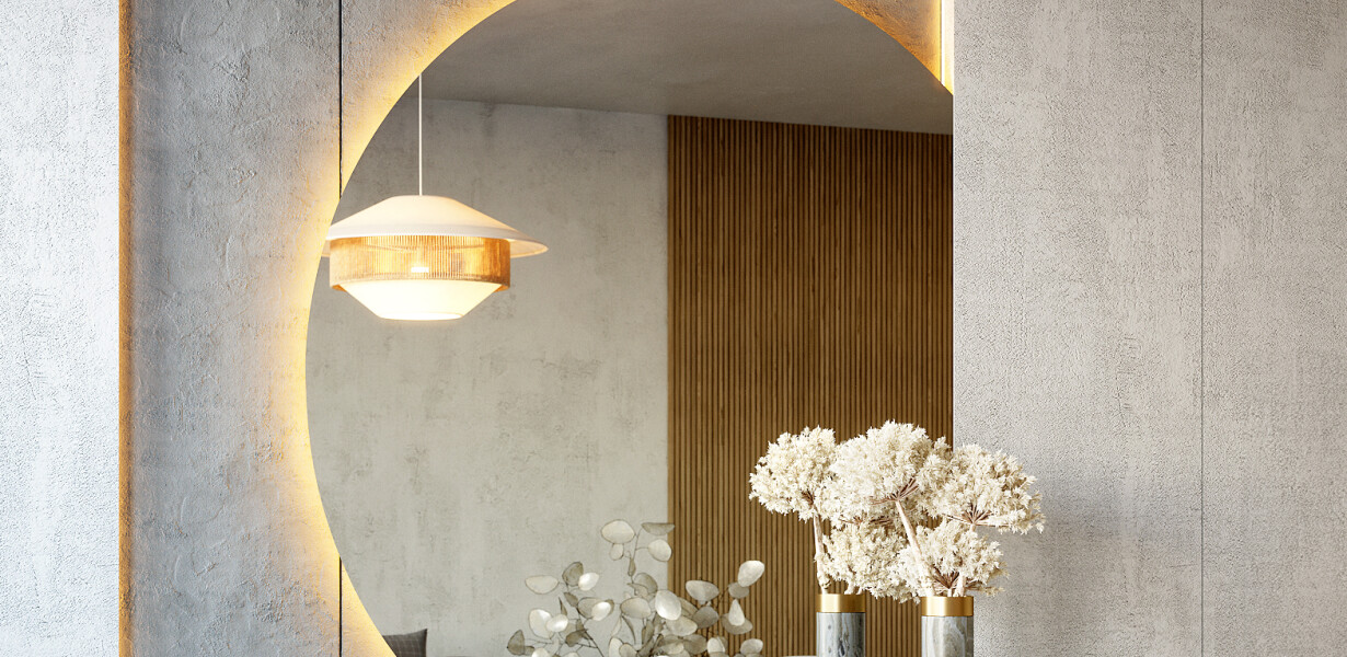 Artforma - Quarter-circle mirrors